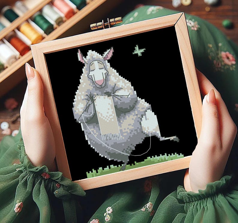 Sheep Cross Stitch Pattern, Cozy Beginner DIY (PDF Pattern - Etsy