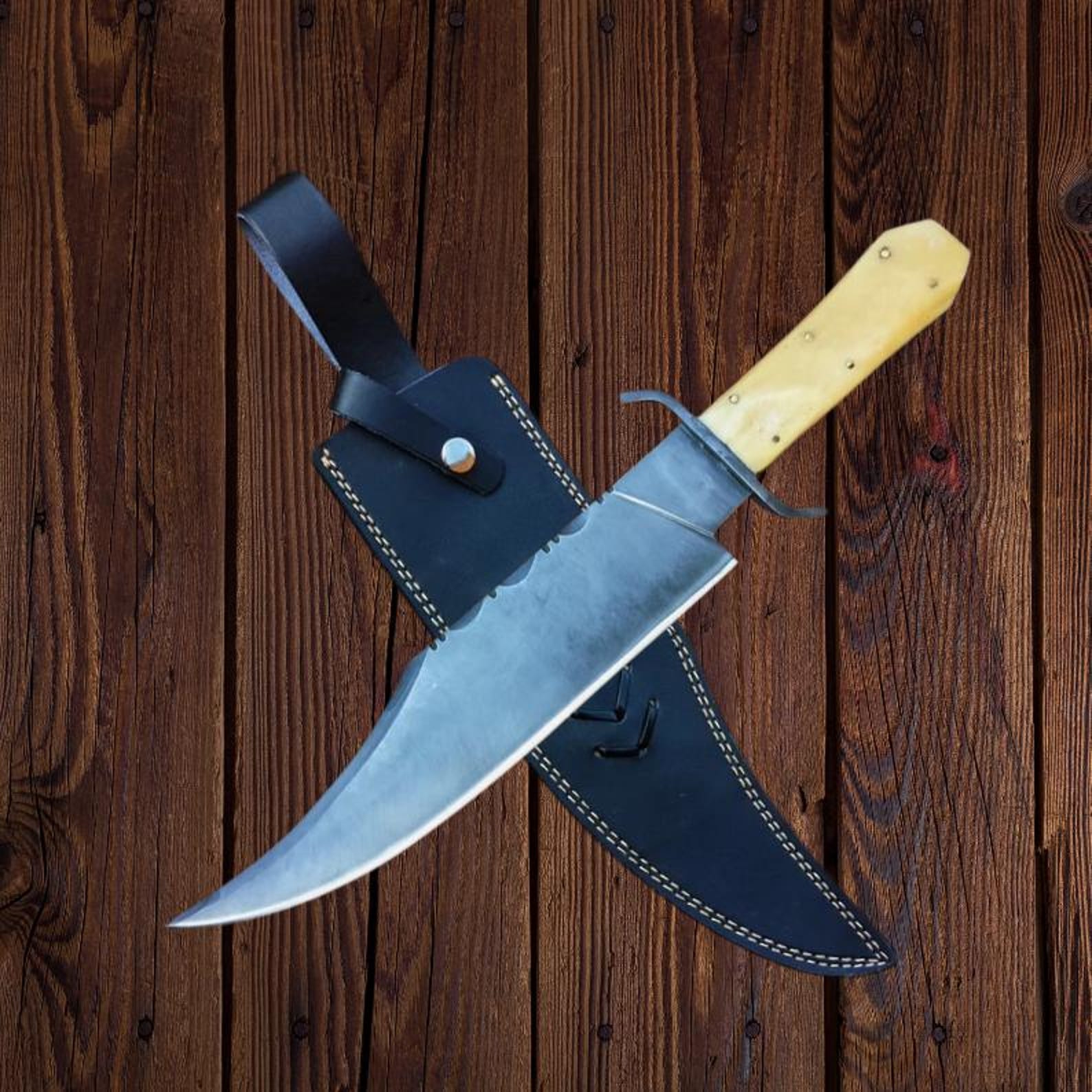 Juan Padillo Bowie Knife Custom Handmade 5160 Spring Steel Juan Padillo ...
