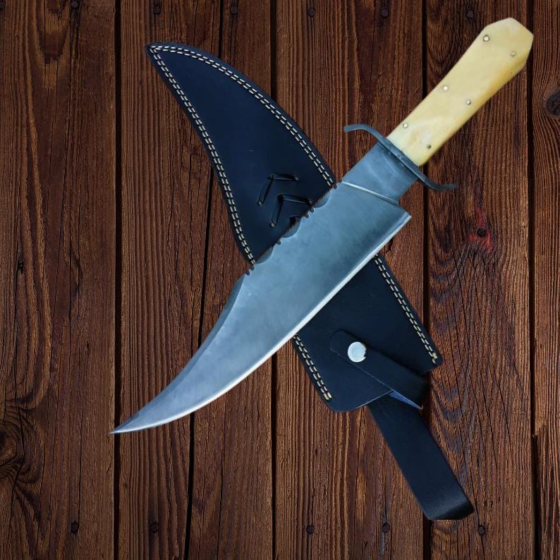 Juan Padillo Bowie Knife Custom Handmade 5160 Spring Steel Juan Padillo ...