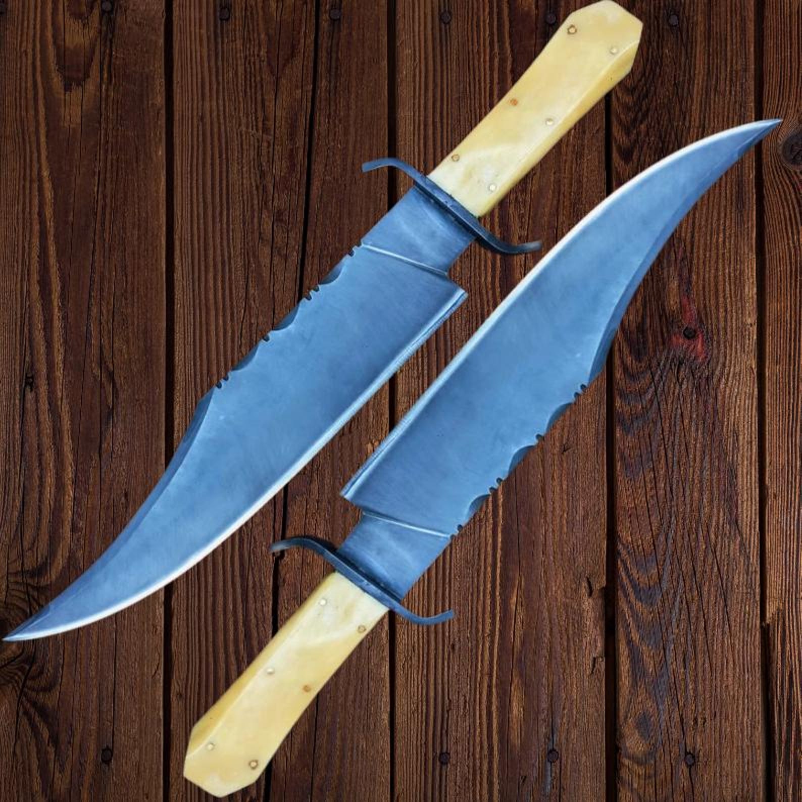 Juan Padillo Bowie Knife Custom Handmade 5160 Spring Steel Juan Padillo ...