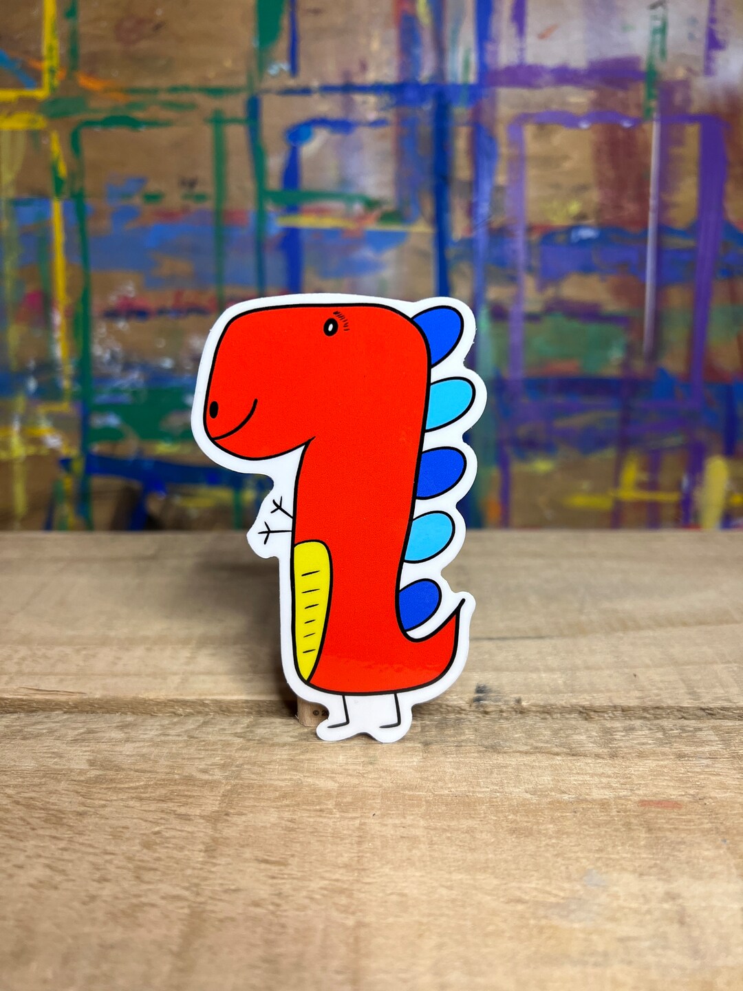 Tilly T-rex Sticker - Etsy