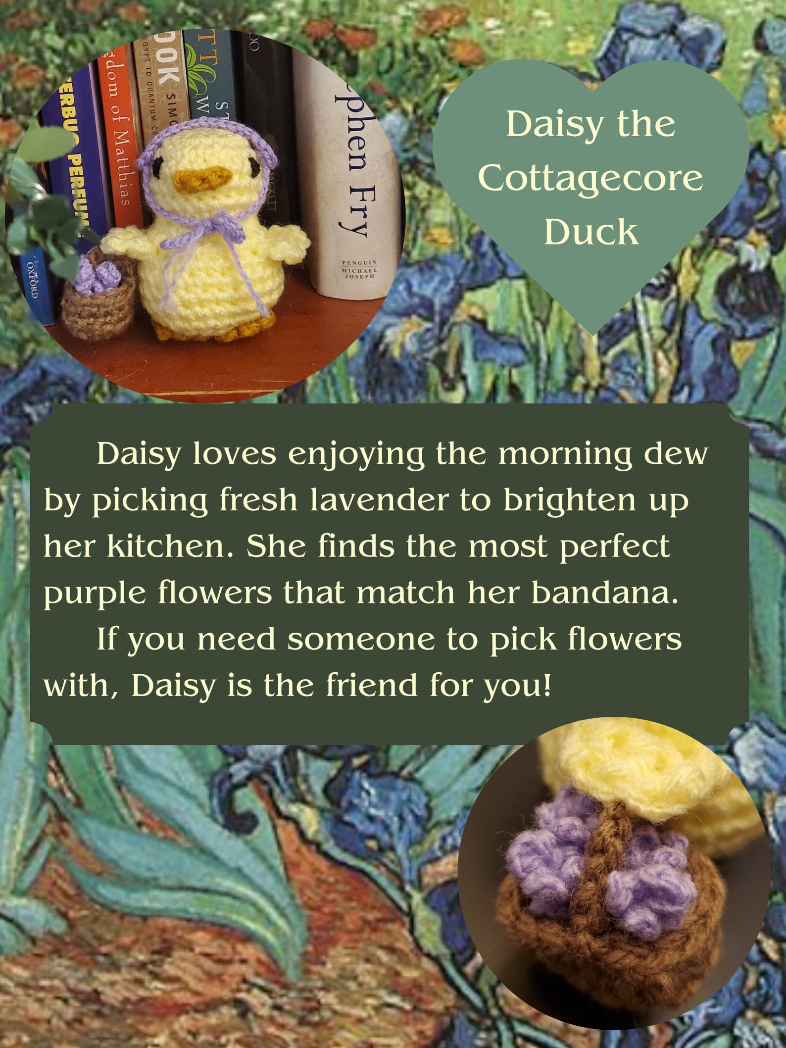 Crochet Duck Plushie Small Amigurumi Stuffed Animal Bird Plush Toy Cute ...