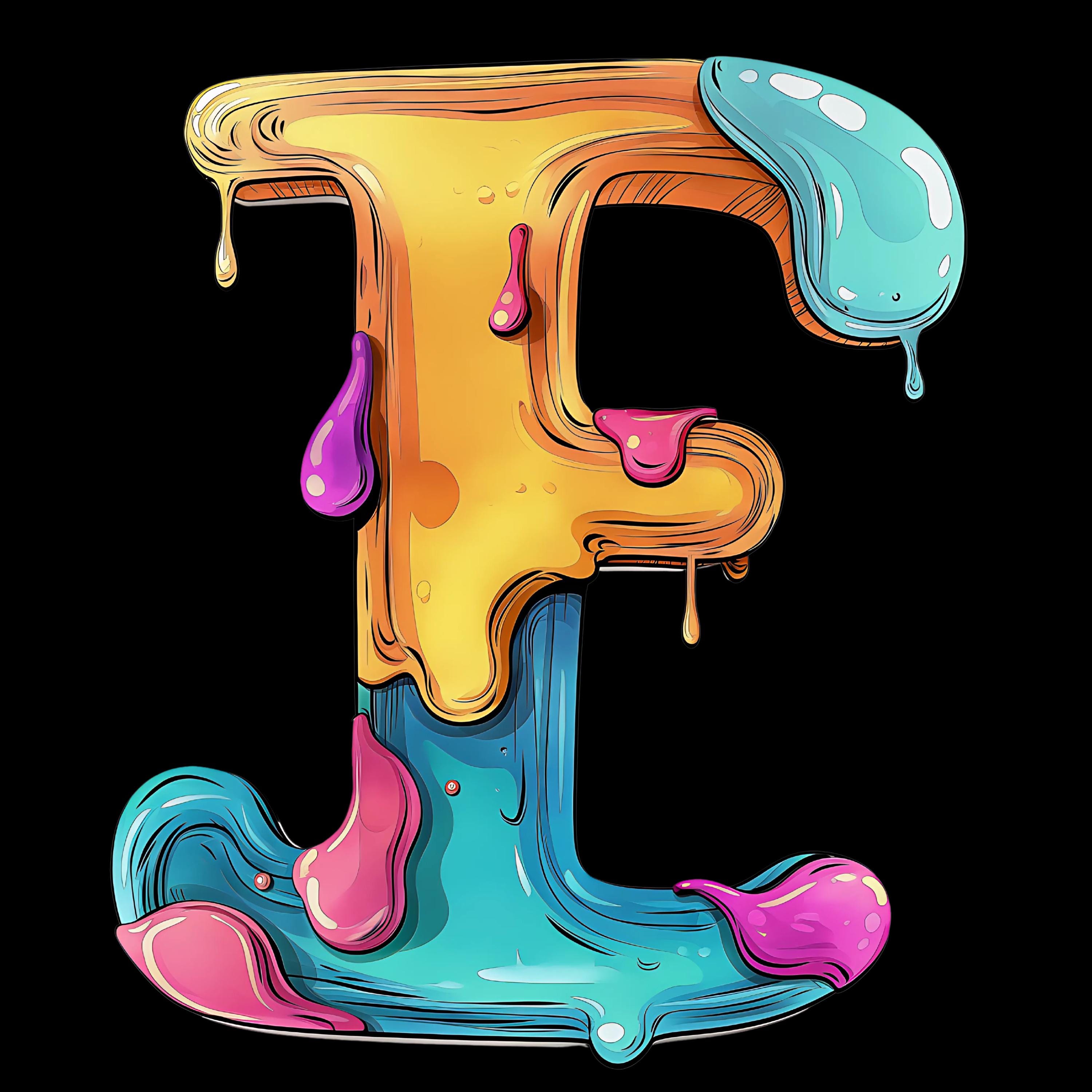 Colorful Alphabet Clipart Bundle - 26 PNG Letters for Creative Projects ...