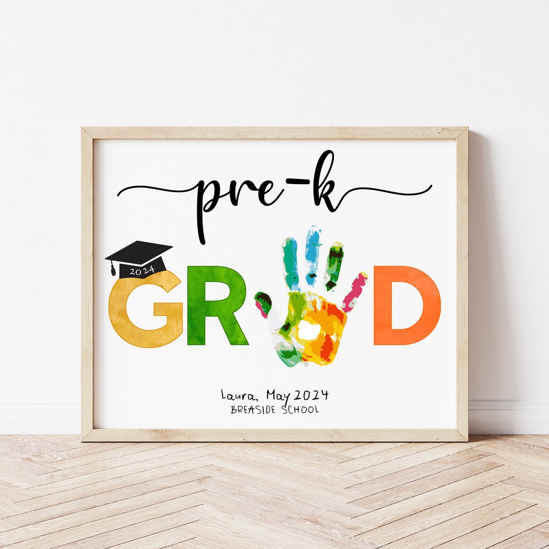 Handprint Art, Pre-kindergarten School Grad, Preschool Activity ...