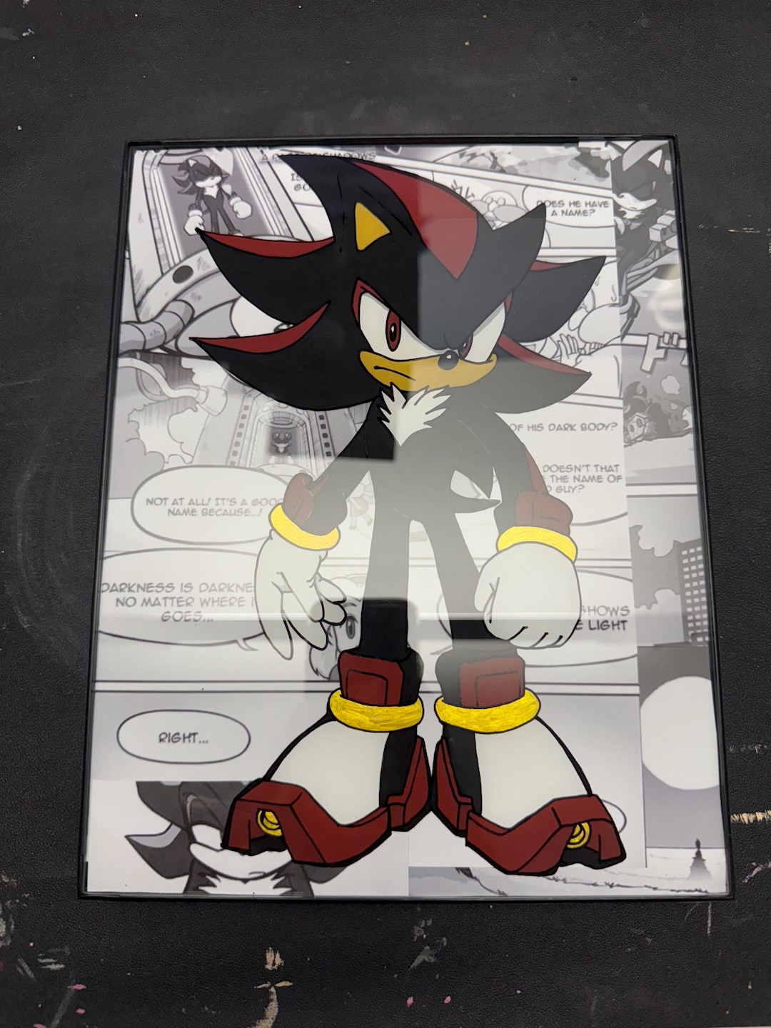 Shadow the Hedgehog - Etsy