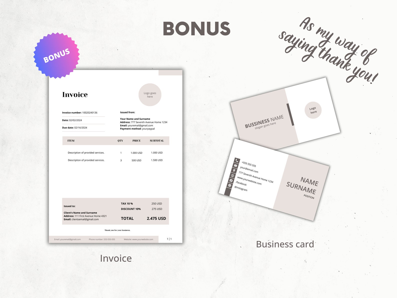 Custom Garment Contract, Tailor Made Clothing Agreement, Bespoke ...