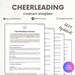 Cheerleading Contract, Cheerleading Agreement Template, Athlete ...