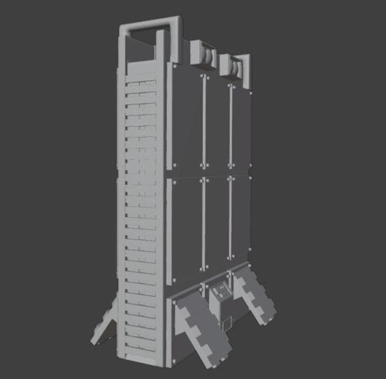UNSC Concrete Barrier Flashpoint Scale 32mm - Etsy