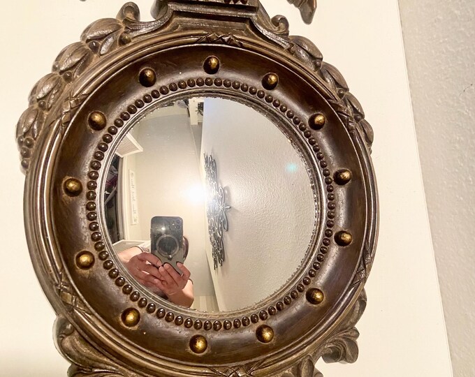 Vintage Homco Eagle MCMXLV Convex, Wall Mirror Model 2340, Made in USA ...
