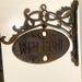 Vintage Cast Iron Welcome Sign - Etsy