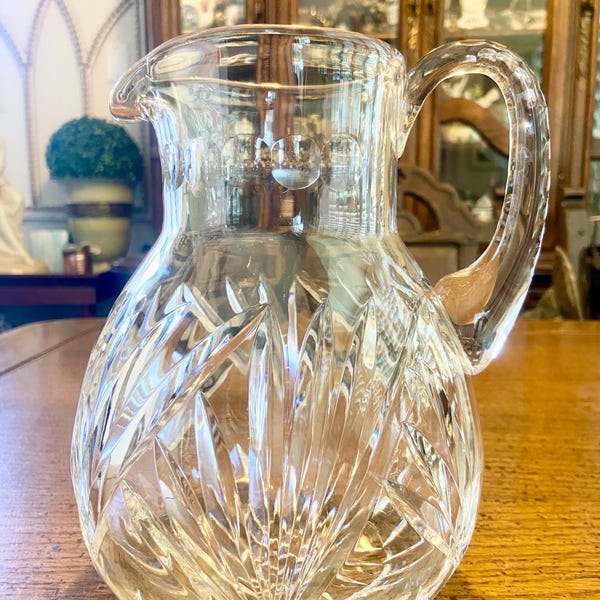 Crystal Pitcher - Etsy
