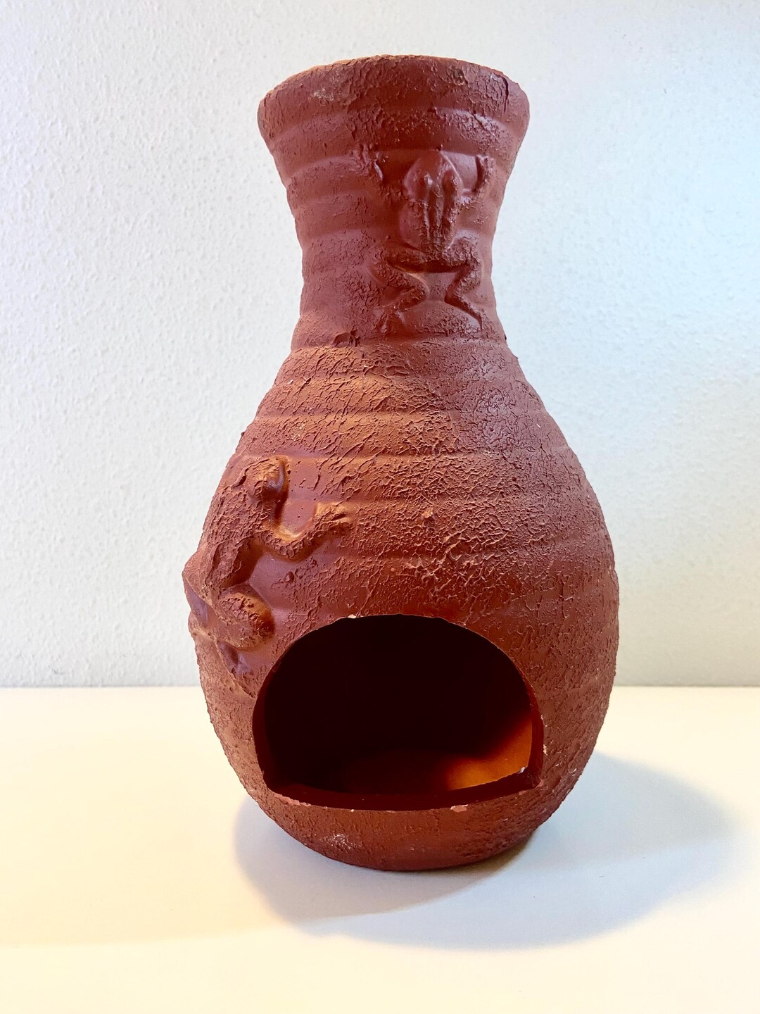 Vintage Decorative Terracotta Chiminea - Etsy