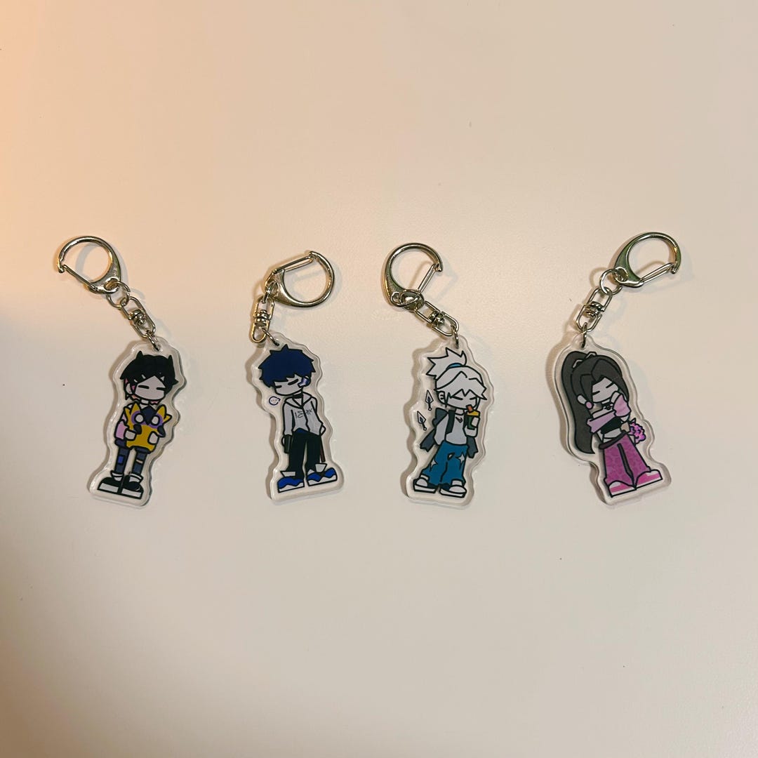 Cute Valorant Keychains | Double-sided | Iso, Clove, Jett, Sage - Etsy