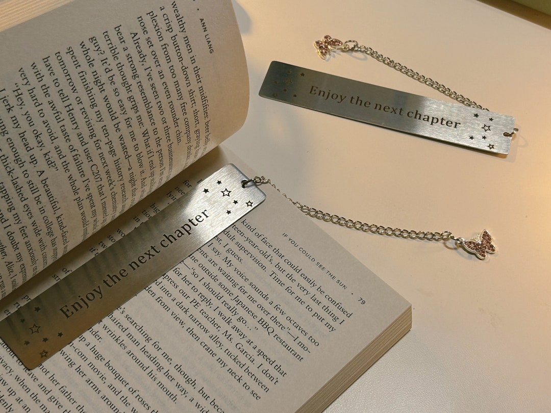 Enjoy the Next Chapter ~ Butterfly Bookmark; Bookish Gifts - Etsy