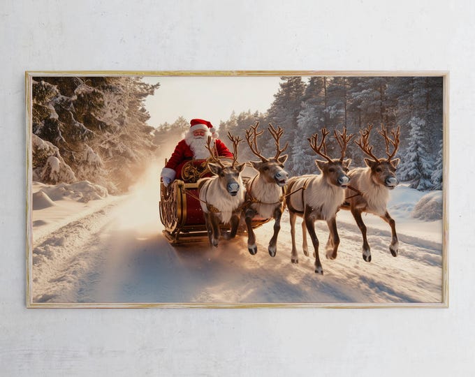 Samsung Frame TV Art Christmas, Christmas Frame TV Art, Holidays TV Art ...