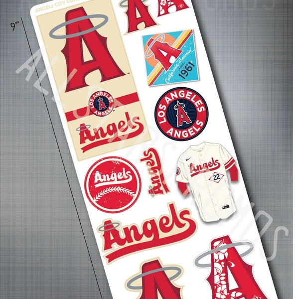 Angels Baseball - Etsy