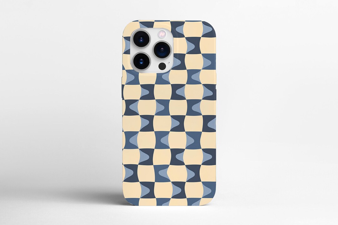CHECKERED CREAM Case for iPhone 15 Pro Case, iPhone 14 Case, iPhone 13 ...
