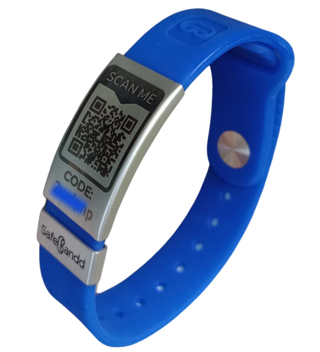 Medical QR Code Unique Code, Adults ID Lost Alert Bracelet, Unlimited ...