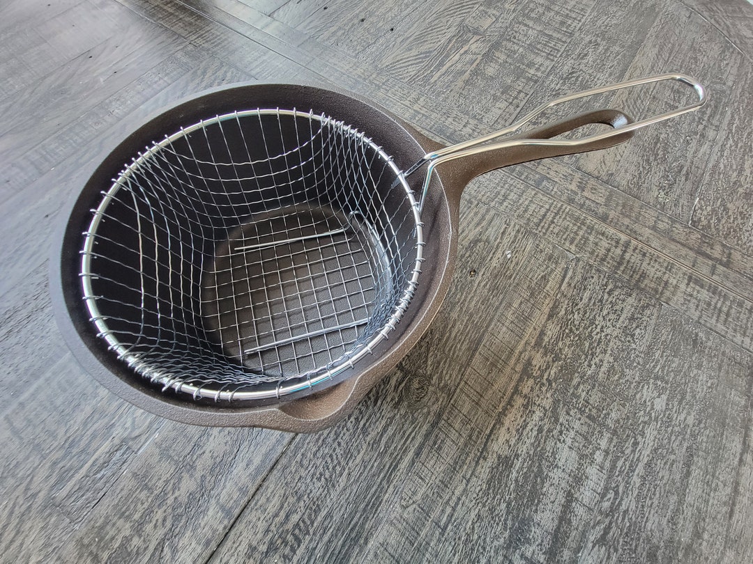 1930's Lodge Deep Fat Free Fryer With Basket - Etsy