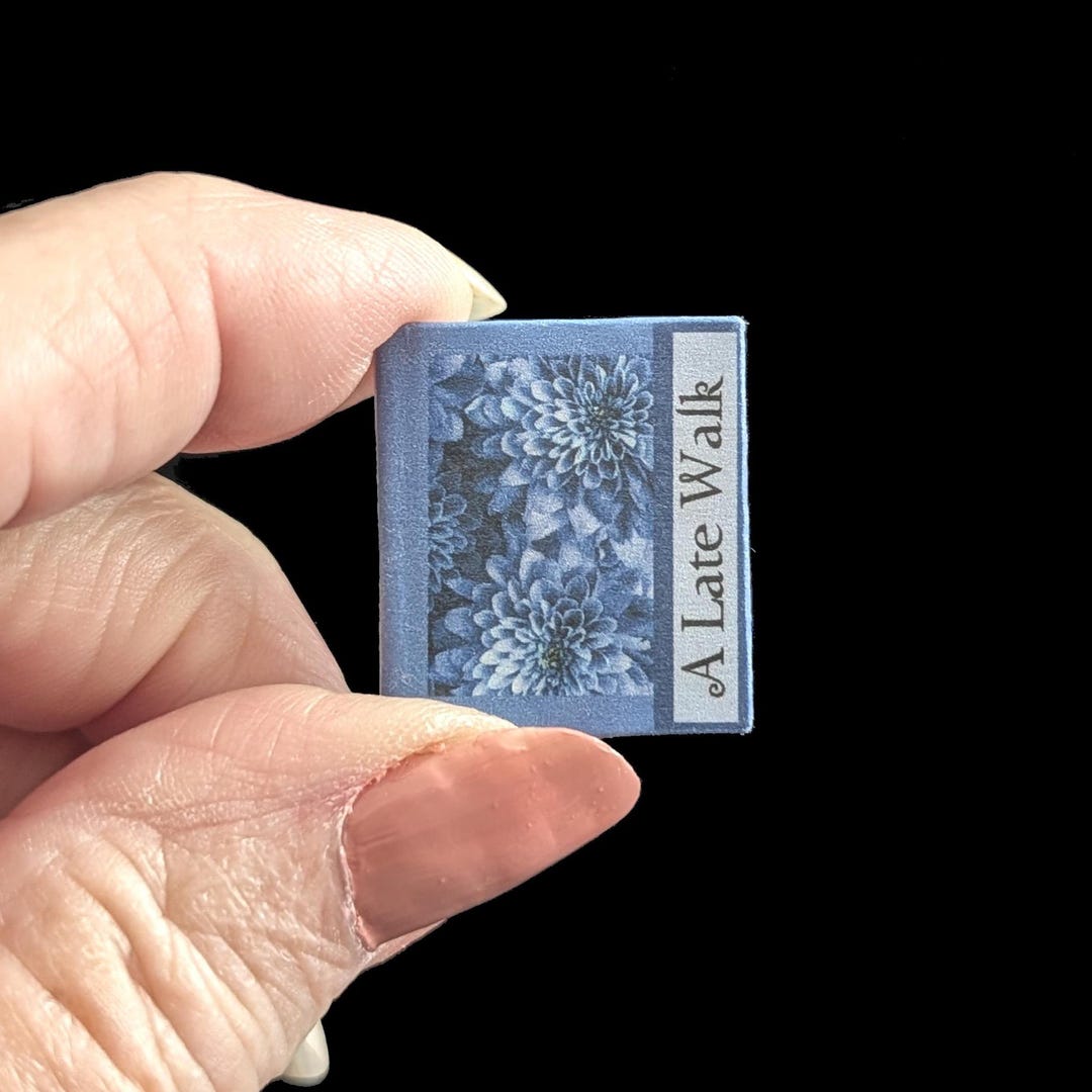 A LATE WALK by Robert Frost - Miniature Book - 1:12 Scale - Readable ...