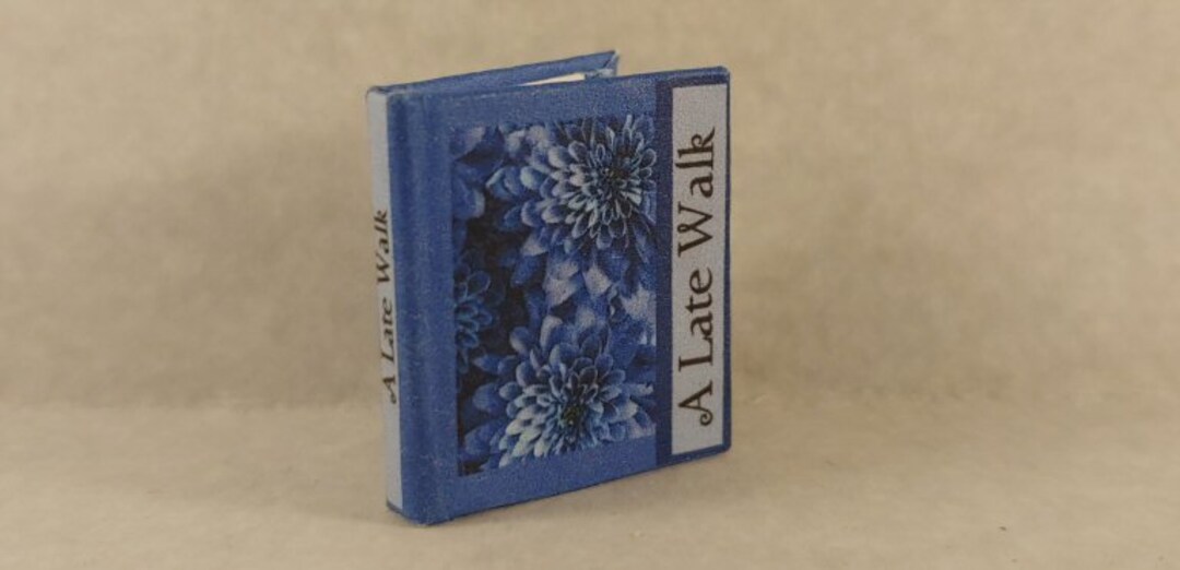 A LATE WALK by Robert Frost Miniature Book 1:12 Scale Readable ...