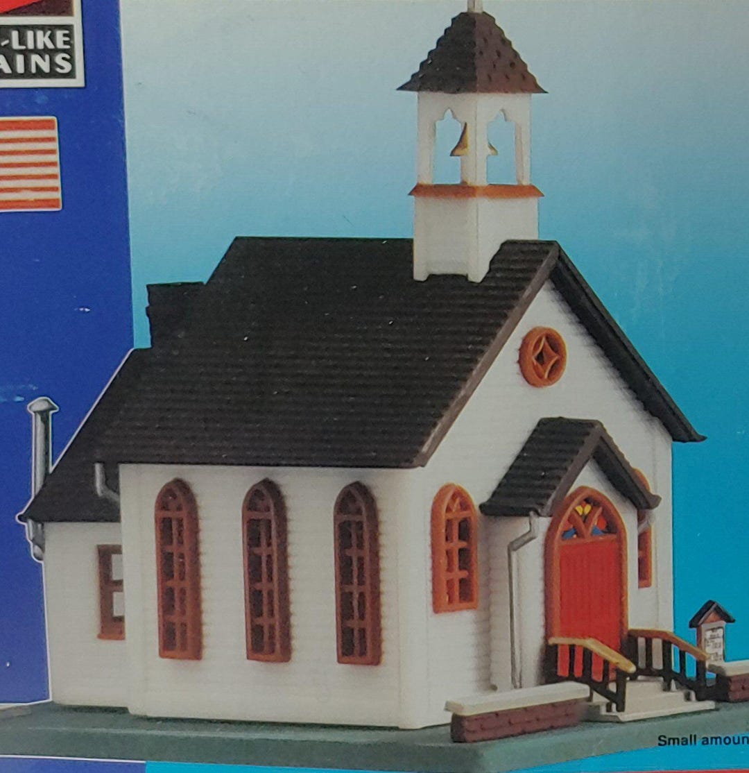 Rural Chapel Life-like Trains N Scale Building Kit - Etsy
