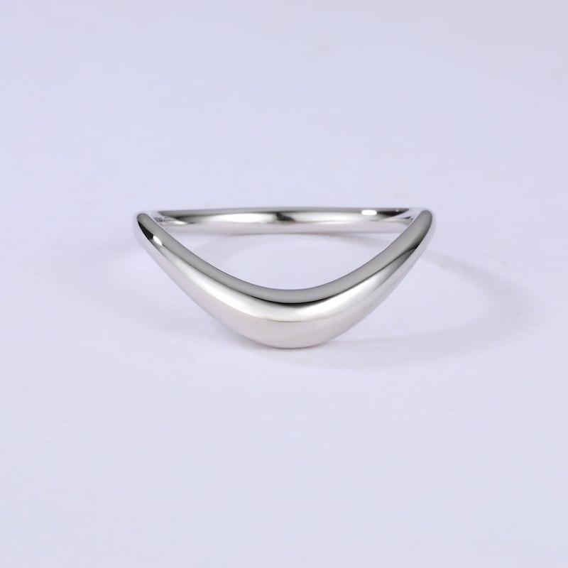 Chunky Curved Rings - Etsy