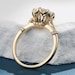 Vintage Inspired Engagement Ring Cathedral Setting Filigree Art Deco ...