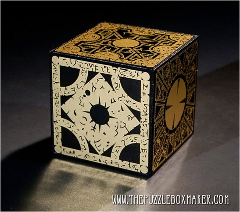 Hellraiser Puzzle Box Foil Face Design - Etsy