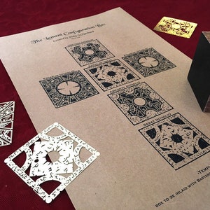 Hellraiser Puzzle Box Schematics Impresión litográfica Protección UV ...