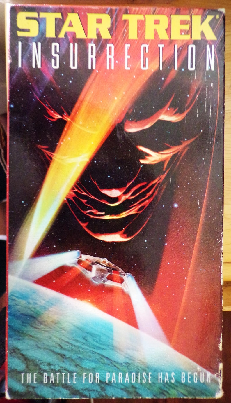 Star Trek Insurrection VHS Tape Used - Etsy