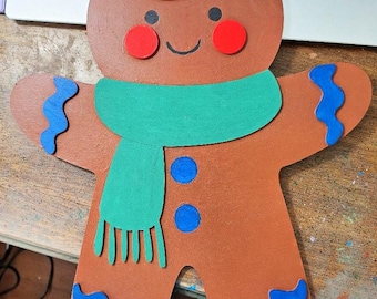 Gingerbread Man Face Rock - Etsy