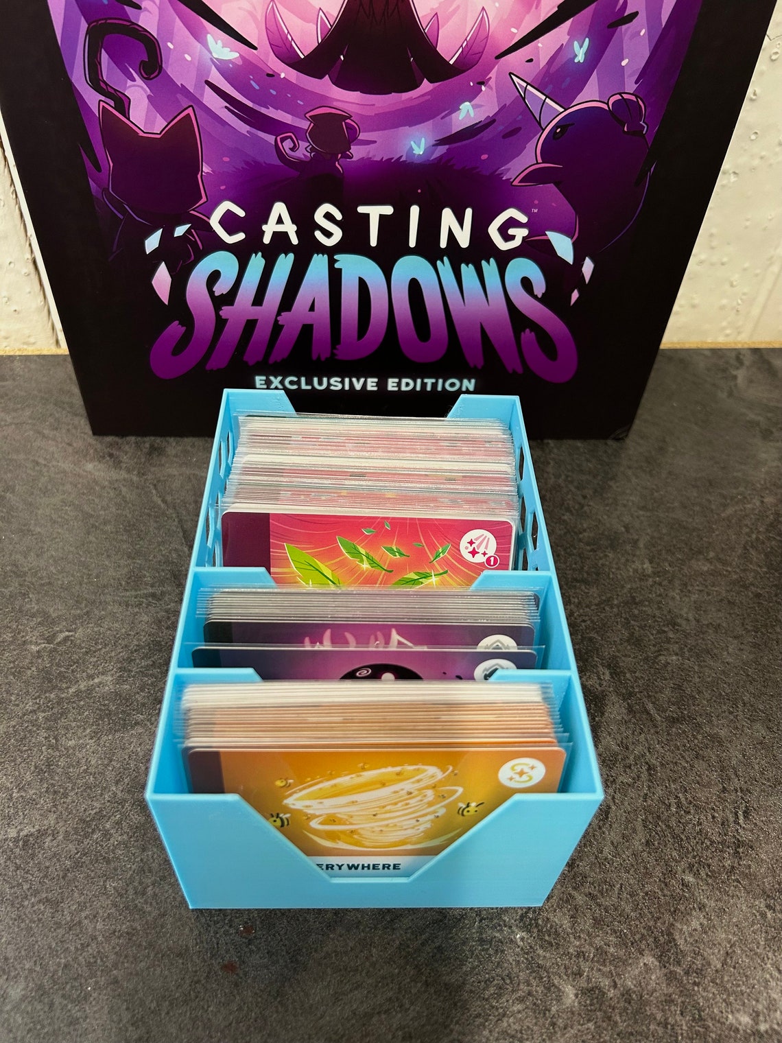 Casting Shadows Board Game Insert: Fits Sleeved/standard Cards & and ...