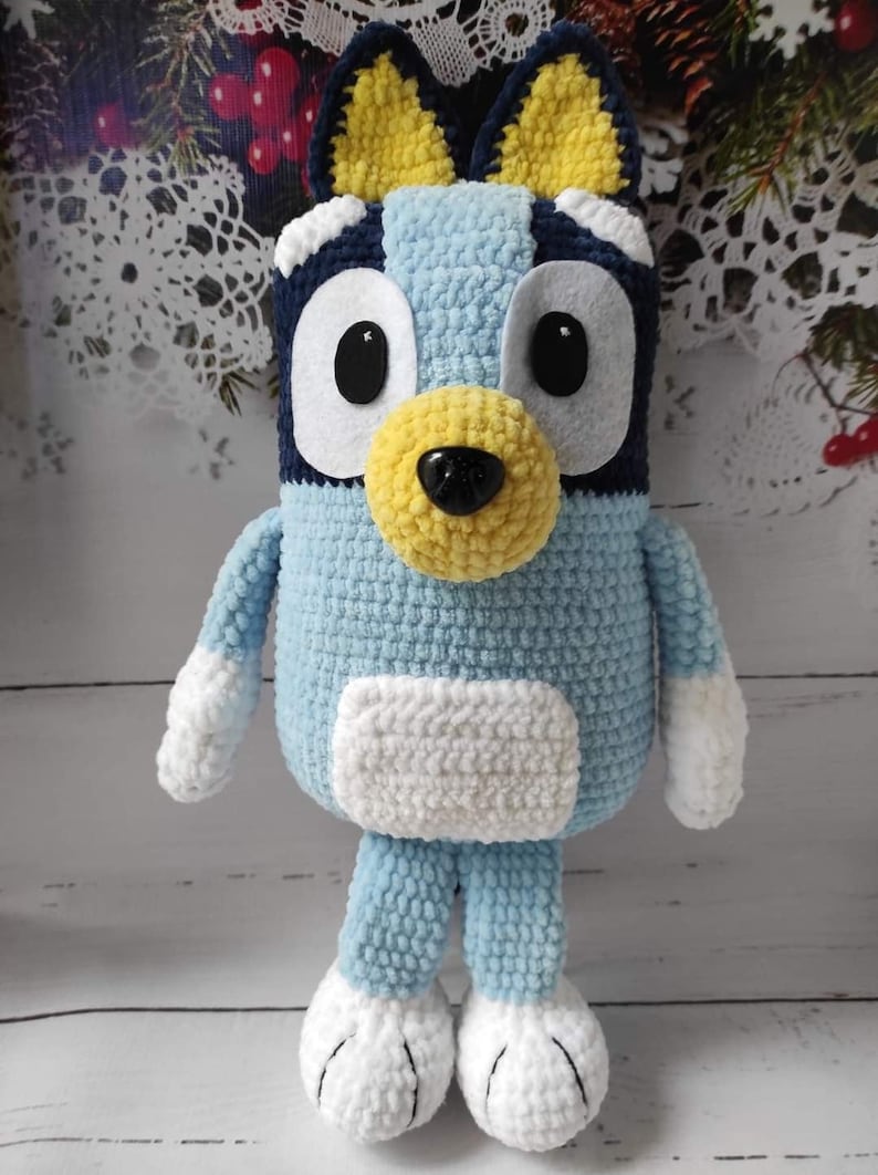 Bluey Crochet Pattern, Bluey Cartoon, Bluey and Bingo, Crochet PDF ...