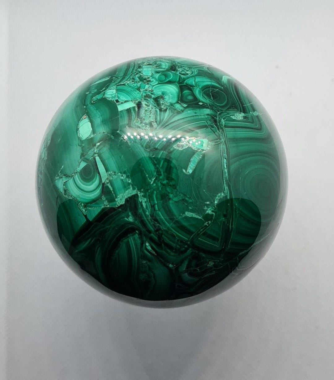 Extra Large Lovely Malachite Sphere (82 Mm, 1156g) - Etsy