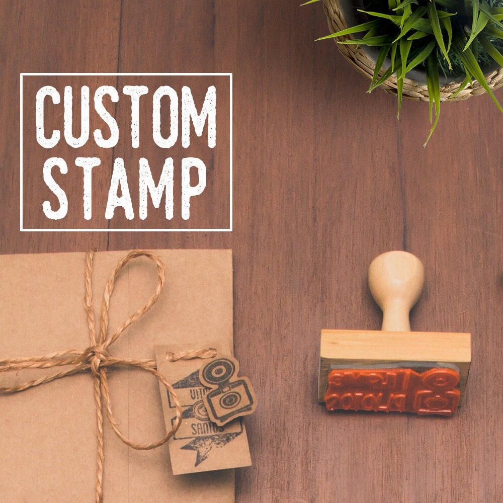 Custom Stamp - Custom Rubber Stamp - Personalized - Logo Stamp - Etsy