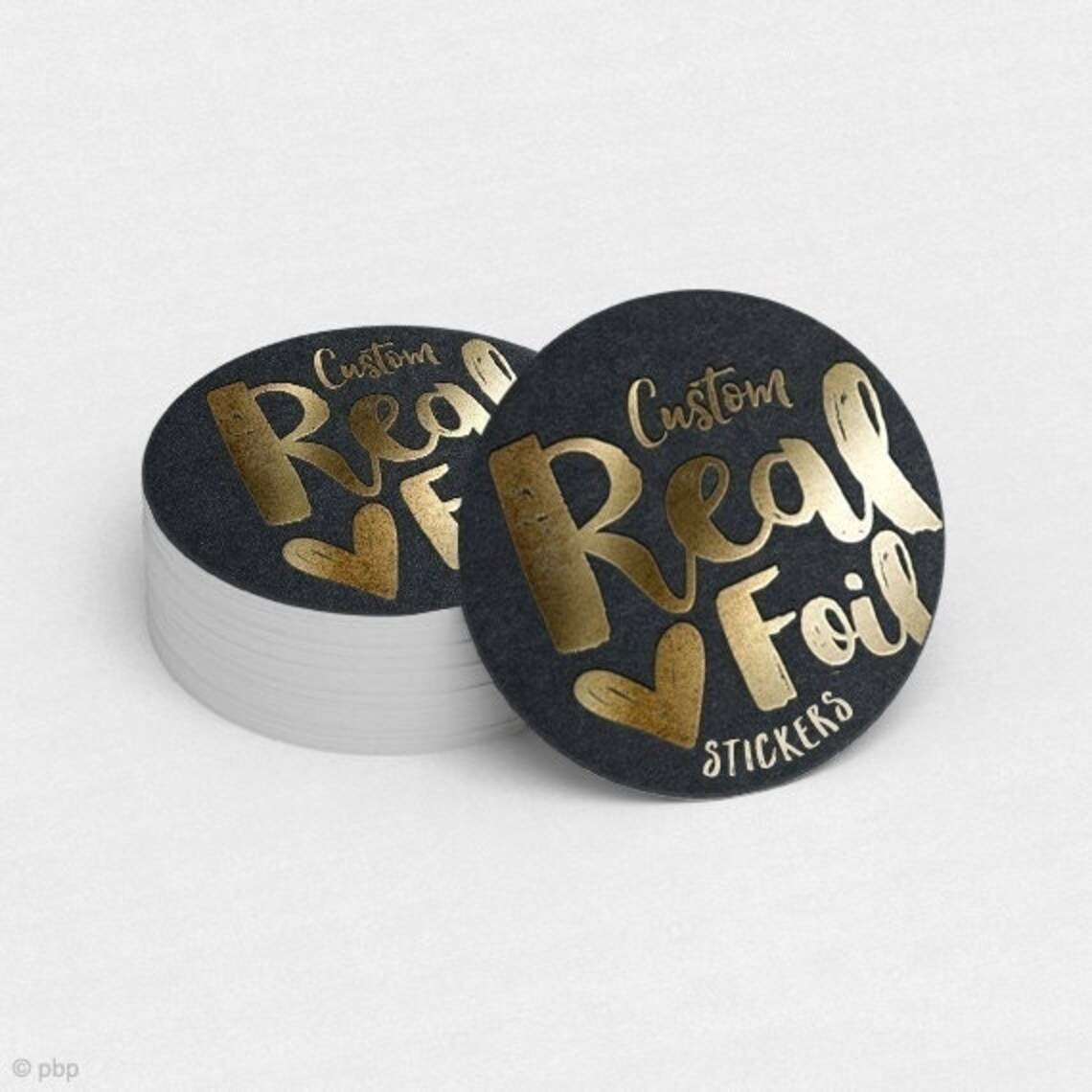 Custom Foil Stickers Metallic Stickers Custom Logo Stickers ...