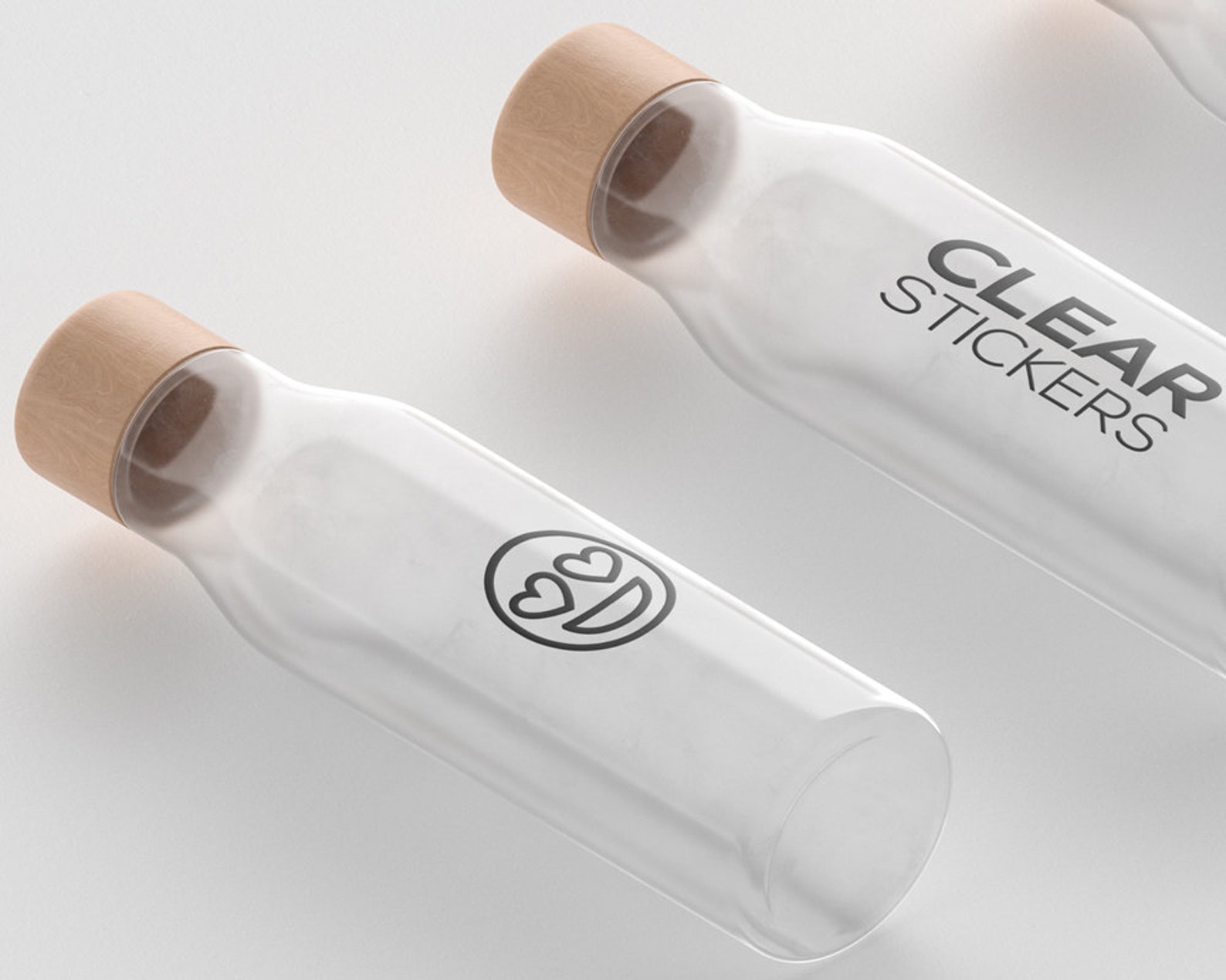 Custom Clear Stickers Custom Clear Labels Logo Stickers | Etsy