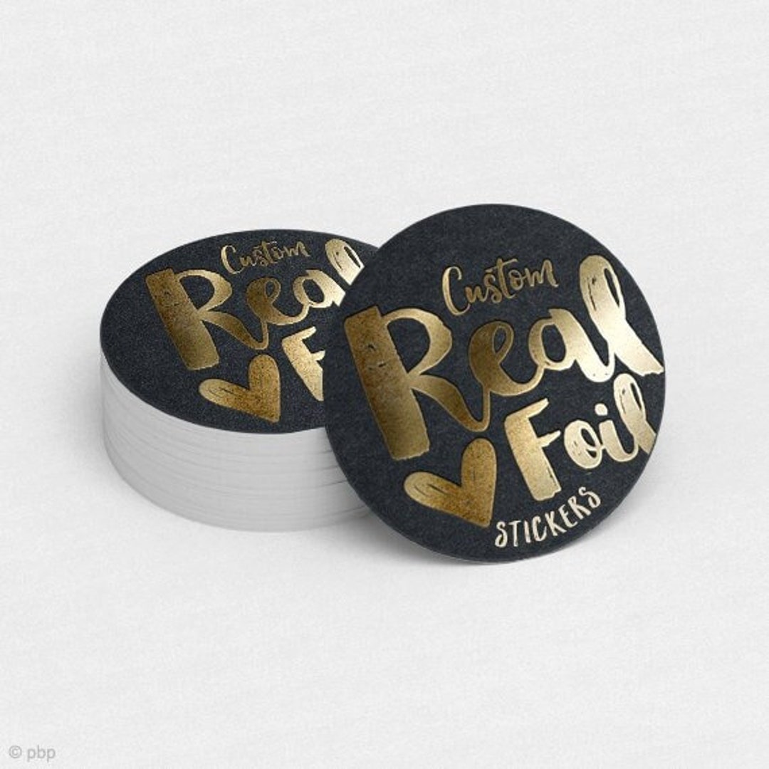Custom Foil Stickers - Metallic Stickers - Custom Logo Stickers ...