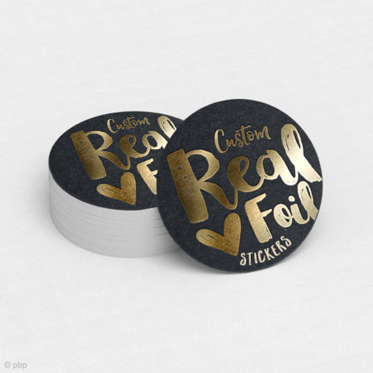 Custom Foil Stickers Metallic Stickers Custom Logo - Etsy