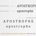 Vintage Font Apostrophe - an Antique Serif Font for Instant Download ...