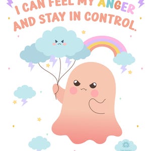 Ultimate Ghost Emotion Posters | Printable Calm Corner SEL | Classroom ...