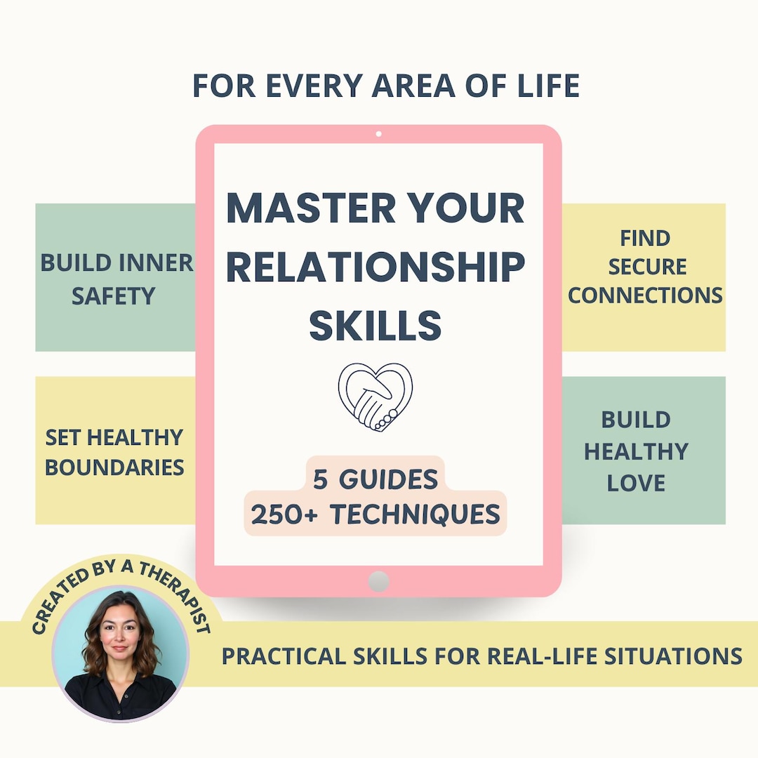 Relationship Skills Toolkit: 5 Mini Guides to Build Inner Safety, Set ...