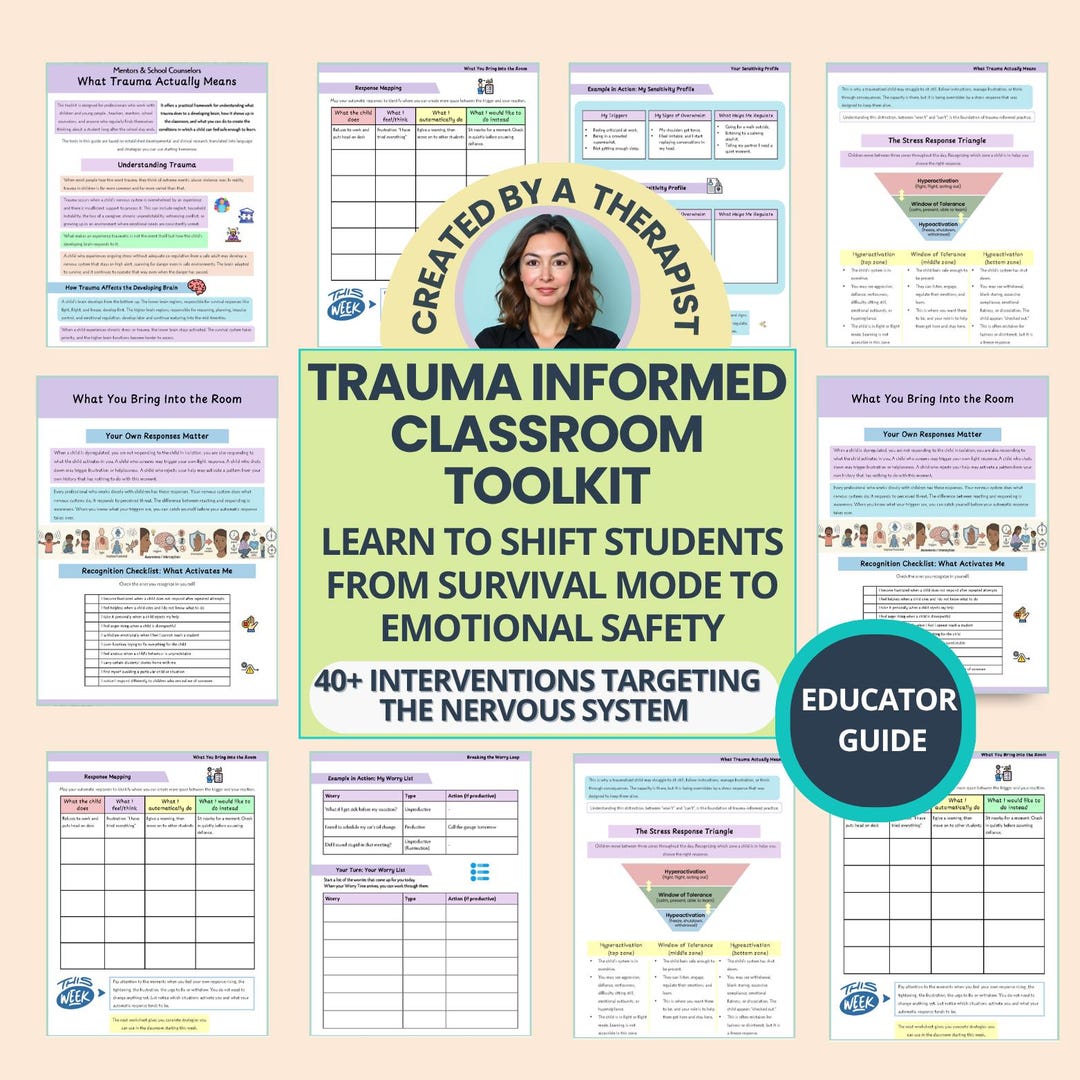 Trauma-informed Classroom Toolkit: Teacher & School Counselor Guide for ...