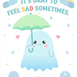 Ultimate Ghost Emotion Posters | Printable Calm Corner SEL | Classroom ...