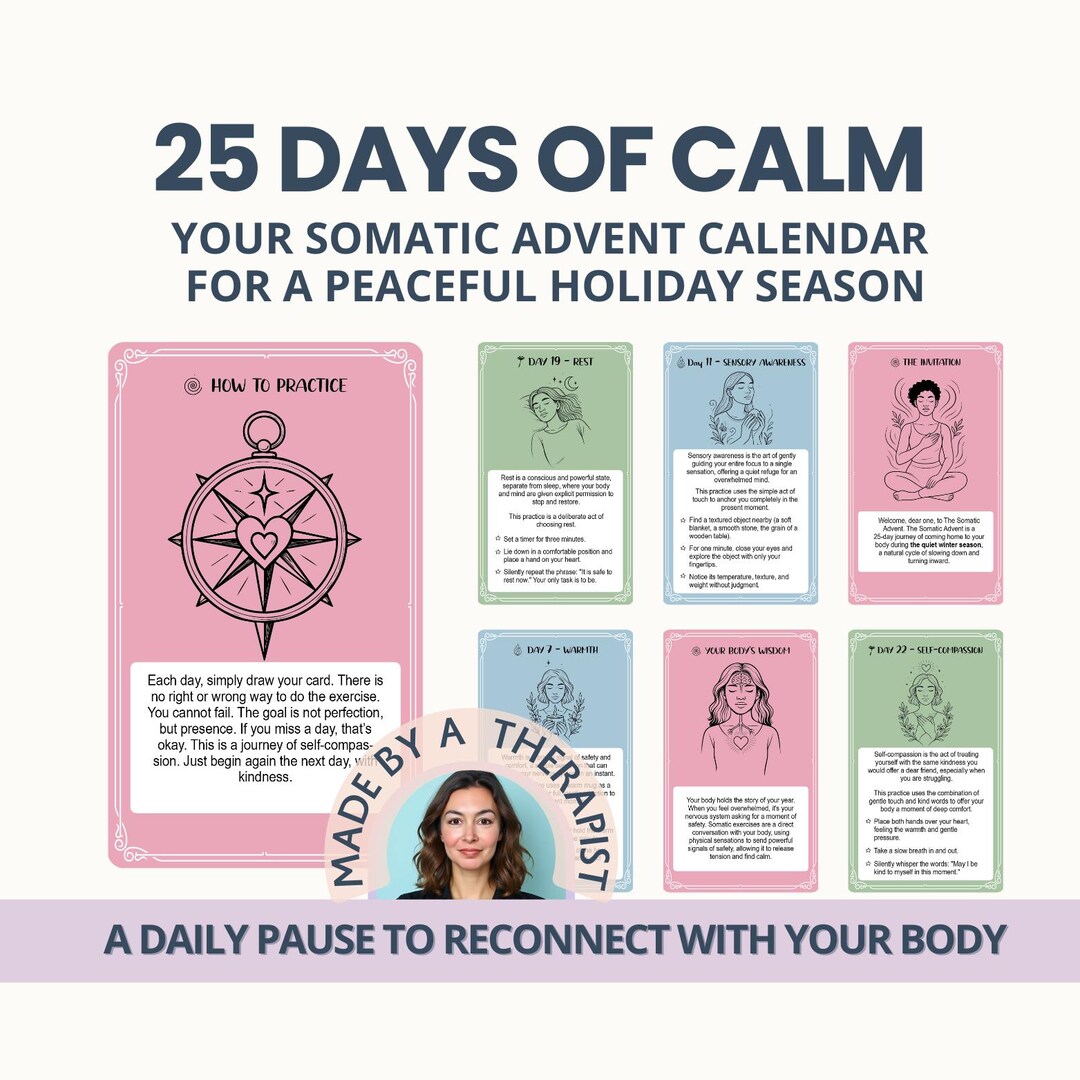 Self-care Advent Calendar: Daily Mindful Practices for Holiday Calm ...