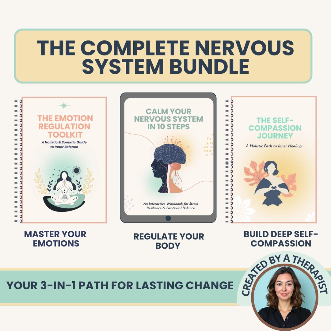 Complete Nervous System Regulation Bundle | the 3-workbook System for ...