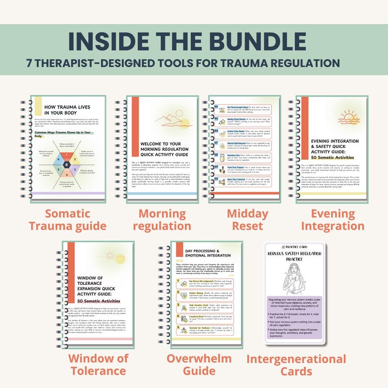 Trauma Workbook Mega Bundle: Parts Work, Ancestral, Intergenerational ...