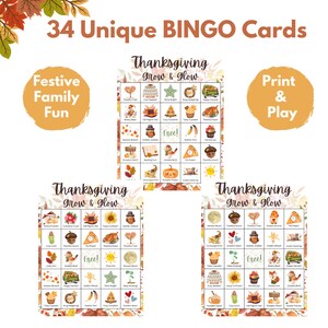 Thanksgiving Bingo Cards Printable, Growth Mindset Game for Kids ...