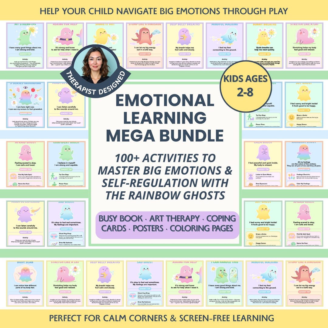 Social Emotional Lernen SEL Mega Bundle: 100+ Kids Feelings Aktivitäten ...